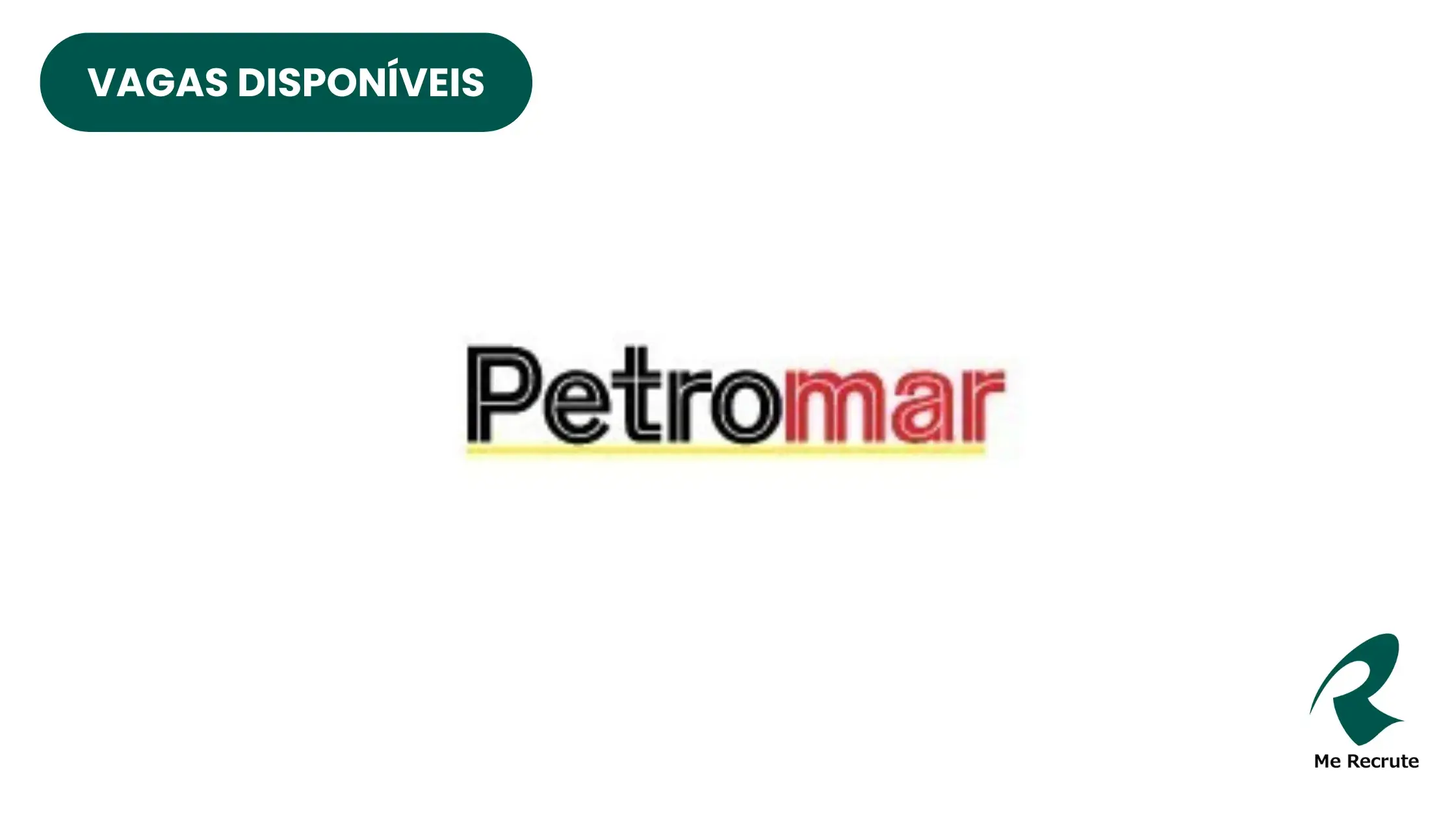 Vaga na Petromar: Estagiário Técnico de SAP - MR 2026